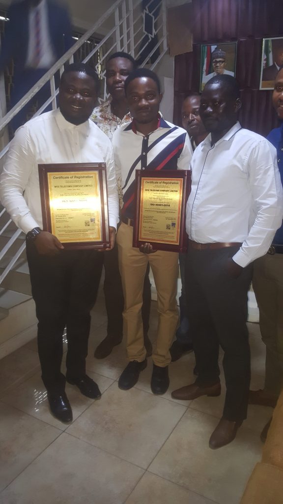 MYD Telecoms Ltd received the IQS Audits Ltd UK ISO 9001:2015 and ISO ...